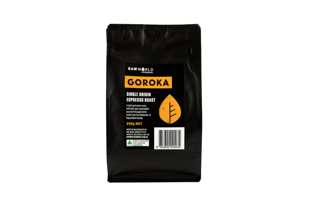 Goroka Single Origin Espresso Roast – Raw World Company